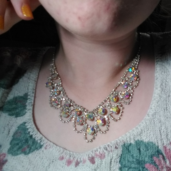Icing | Jewelry | Sparkly Rhinestone Necklace | Poshmark